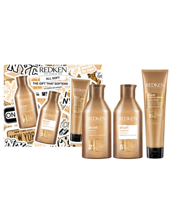 Redken All Soft Coffret Cadeau Trio | Celini.fr